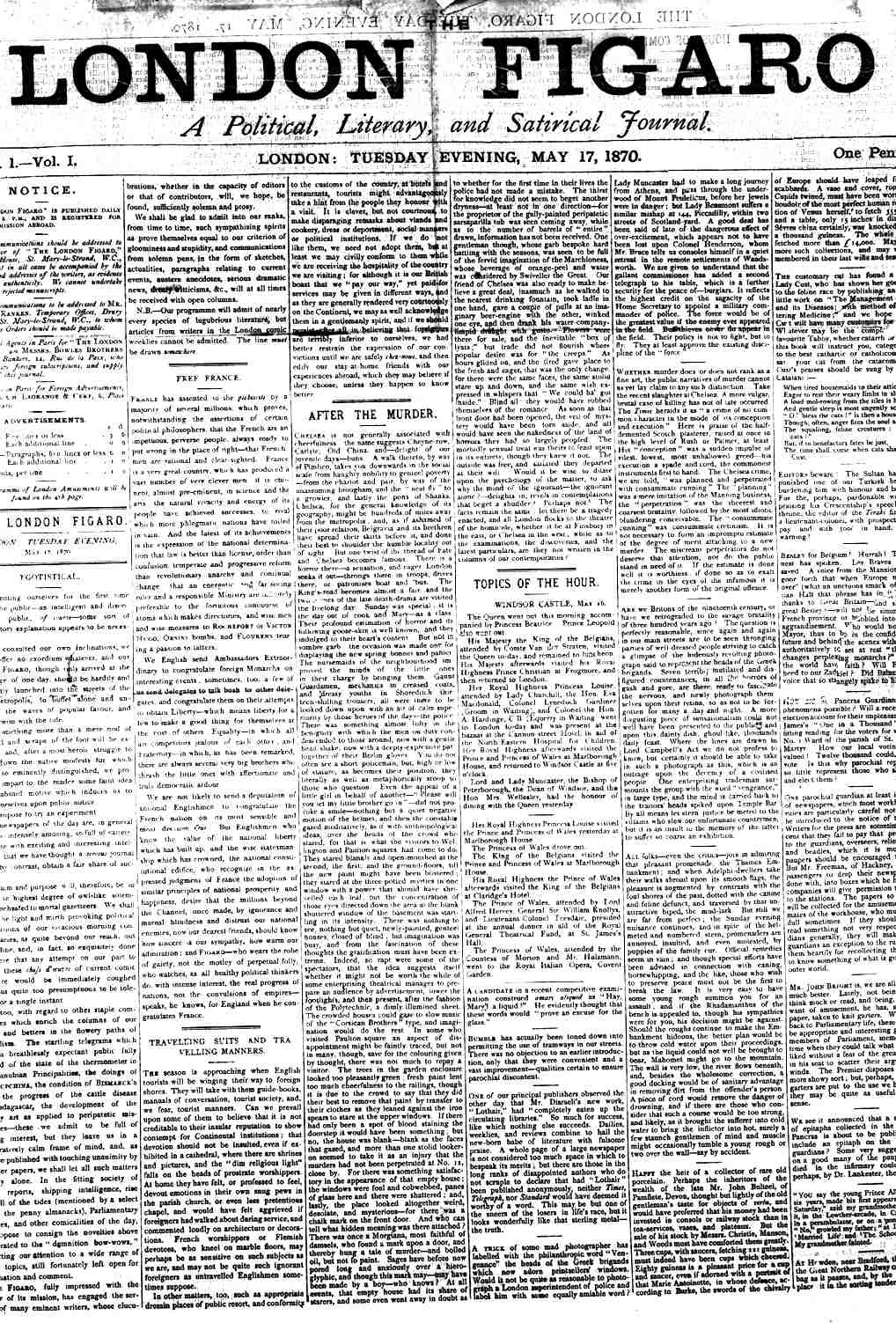 Periodical / Newspaper Information
