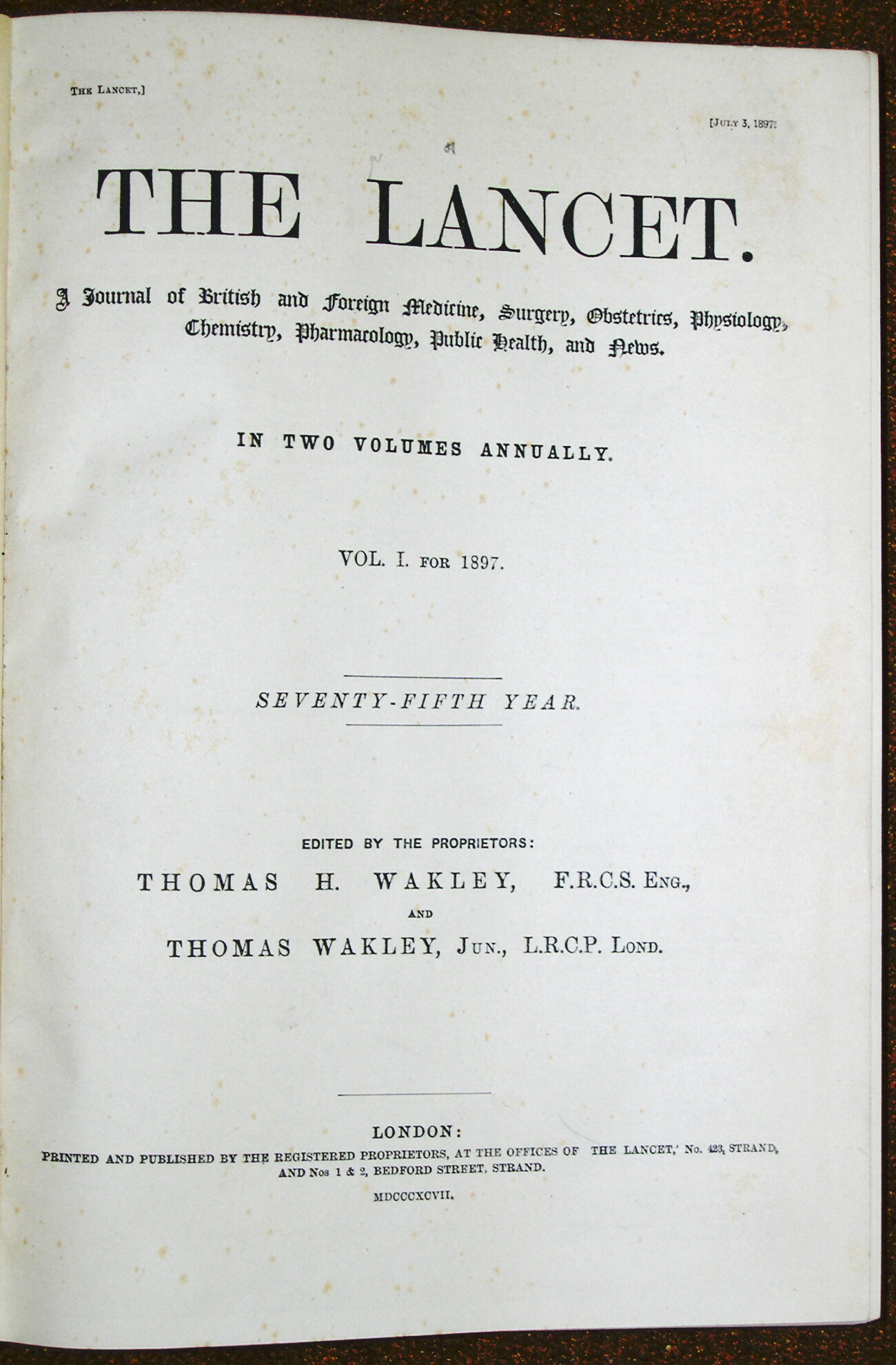 Periodical / Newspaper Information